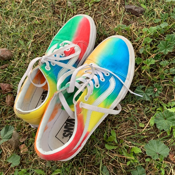 Vans | Shoes | Rainbow Vans Colorful Shoes | Poshmark